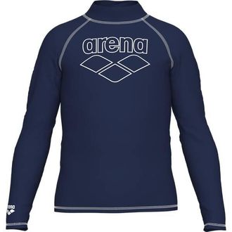 Arena Kinder Shirt UNISEX JR RASH VEST L/S GRAPH