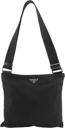 Prada Sac bandouli&egrave;re en nylon Pre-owned - Femme - Pre-owned - Noir - Taille: ONE Size