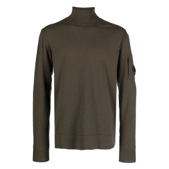 C.P. Company L&auml;ssiger grauer Wollpullover - - Knitwear - Herren - Grau - 3XL