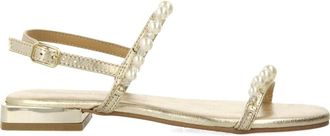 Gioseppo Damen Sandalia Joya Flache Sandale, Platin, 36 EU