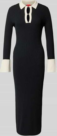 HUGO BOSS Midikleid mit Feinripp Modell Sharry