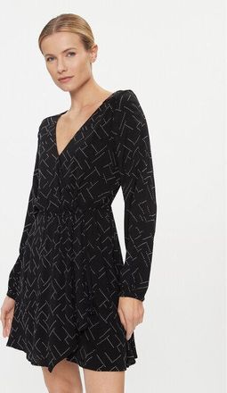 Pepe Jeans London Kleid für den Alltag Amber PL953442 Schwarz Regular Fit