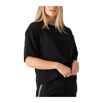 Catwalk Junkie Top mit Strass-Detail - - Tops - Damen - Schwarzk - M
