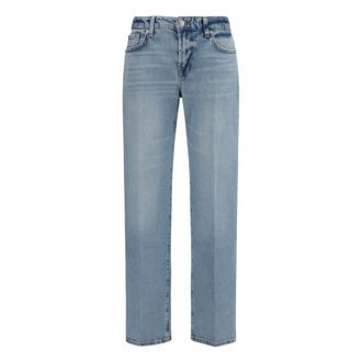 7 For All Mankind Jean Droit Calie - Femme - Jeans - Bleu - Taille: W27
