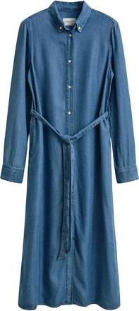 GANT Femme, Robes, Bleu, Taille: 40 FR Chambray Shirt Dress