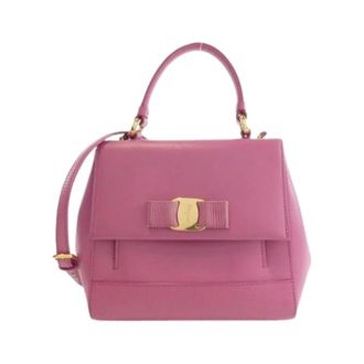 Ferragamo Pre-owned Lederhandtasche - - Pre-owned - Damen - Rosa - ONE SIZE