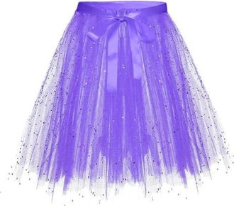 Generic Jupe Longue Gitane Bohème Satin Fleurie Velours Ecoliere Transparente Poudré Dentelle Basse Fleur Pull Colorée Cotelée Boule Corail Danse Mesh Electri