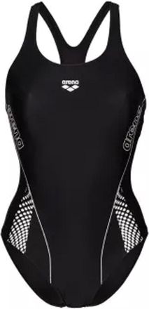 Arena Damen s Swim Pro Back Graphic - Einteiliger Badeanzug - Schwarz - Größe 40, Schwarz, 40