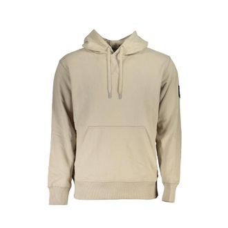 Calvin Klein Gem&uuml;tlicher Beiger Kapuzenpullover aus Baumwolle - - Sweatshirts & Hoodies - Herren - Beige - 2XL