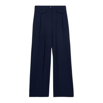 Oltre Palazzo-Hosen - - Trousers - Damen - Blau - XL