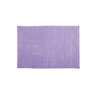 MSV Tapis de Bain Microfibre Chenille - Poils Longs Anti-d&eacute;rapant - Lavable en Machine - Boucle dAccrochage Pratique - Confort et Hygi&egrave;ne Optimis&eacute;s - Lava