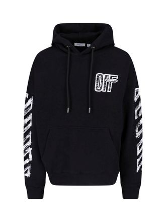 Off-white Hoodie Logo Motion Arrow Skate