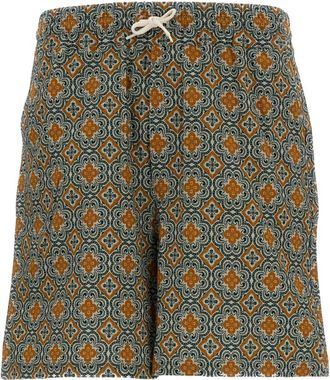 Les Deux Homme, Maillots de bain, Vert, Taille: S Arabesque Pattern Shorts