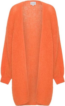 Americandreams Americandreams, Femme, Pulls, Orange, Taille: 38 FR Lee Midi Cardigan