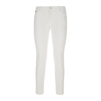 Dolce & Gabbana Femme, Jeans, Blanc, Taille: 40 FR Jean Skinny Cinq Poches