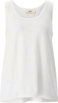 Sminfinity Femme, Tops, Blanc, Taille: 36 FR Hauts sans manches
