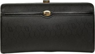 Dior Pre-owned Pochette Kiss Lock en Toile - Femme - Pre-owned - Noir - Taille: ONE Size