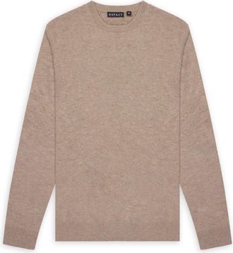 Aspact Liro Pullover - - Knitwear - Herren - Beige - XL