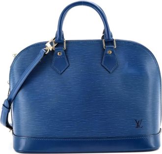 Louis Vuitton Vintage Alma Handbag Epi Leather PM satchel - Blau