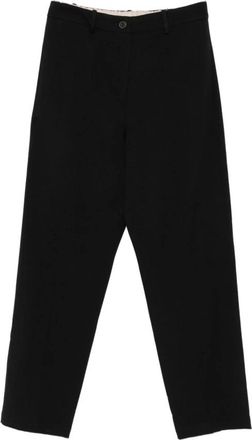 Alysi Femme, Pantalons, Noir, Taille: 40 FR Pantalon &agrave; pli marqu&eacute;
