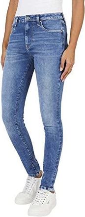 Pepe Jeans London Jeans Regent pour Femme, Bleu (Denim-HS4), 26 W/30 L
