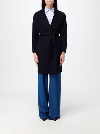 Max Mara Langer Estremo Bademantel-Mantel aus Wolle und Kaschmir mit G&uuml;rtel