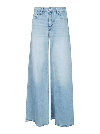 7 For All Mankind Jean &Eacute;vas&eacute; - Bleu