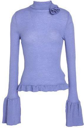 Blumarine MAILLE - Cols roul&eacute;s sur YOOX.COM