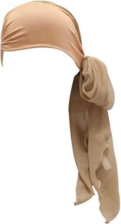 ZLYC Foulards dété pour femme - Turban imprimé, kaki massif., Taille unique