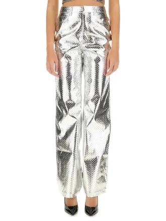 Rotate Recycled Polyester Trousers - Silver