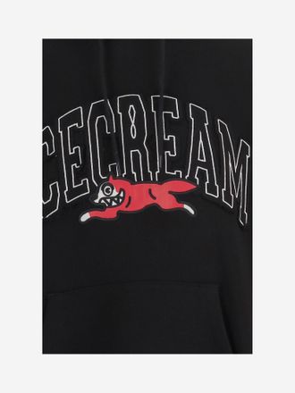 Icecream Ice Cream Logo Graphic Hoodie - Black