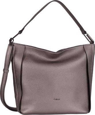 Gabor Brianne Damen Hobo Bag Schultertasche Mittelgro&szlig; Silber