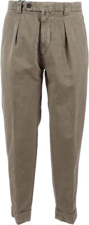 Berwick 1707 Homme, Pantalons, Vert, Taille: XL Chiaia Gd Slim-fit Pantalons