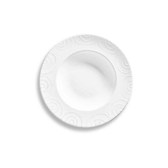 Gmundner Keramik Gmundner Keramik - Wei&szlig;geflammt Pastateller Gourmet 29 cm