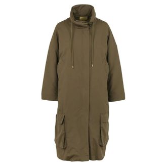 Momoni Femme, Manteaux, Vert, Taille: 36 FR Parka Kjara