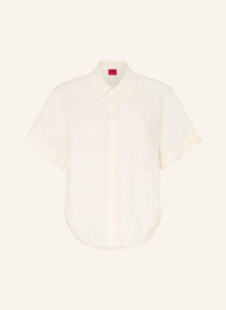HUGO BOSS Hugo Hemdbluse Encantada Mit Leinen weiss