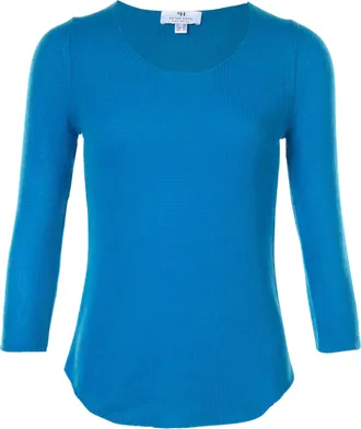 Peter Hahn Pullover aus 100% Premium-Kaschmir Peter Hahn Cashmere blau