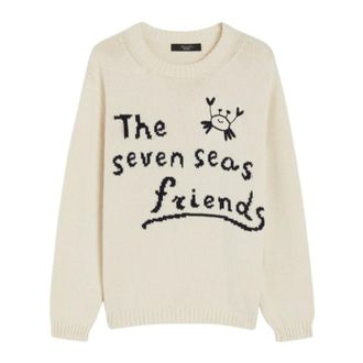 Max Mara Damen, Strickwaren, Beige, LGröße