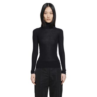 Jil Sander Lightweight Wool High-Neck Sweater