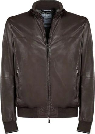 Gimos Homme, Vestes, Brun, Taille: 2XL Veste en cuir ultra douce