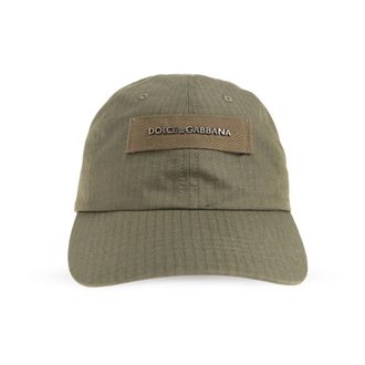 Dolce & Gabbana Homme, Accessoires, Vert, Taille: 57 CM Casquette de baseball Ripstop
