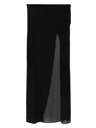 Maison Close Fever Jupe portefeuille - Noir