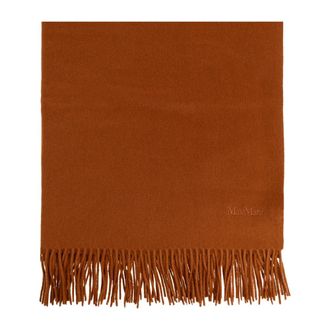 Max Mara Baci Kaschmirschal - - Accessories - Damen - Orange - ONE SIZE