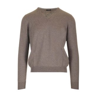 Barba Merinowollpullover - - Knitwear - Herren - Beige - XL