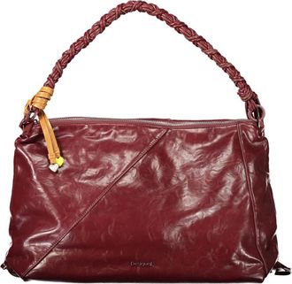 Desigual Femme, Sacs, Violet, Taille: ONE Size Leiria Burgundy Rodio Bag