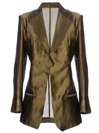 Haider Ackermann Blazer satin&eacute; - Vert