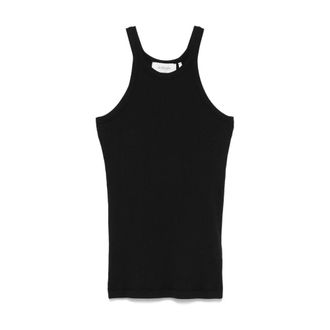 Sportmax Schwarzes &auml;rmelloses Top mit Rundhalsausschnitt - - Tops - Damen - Schwarzk - M
