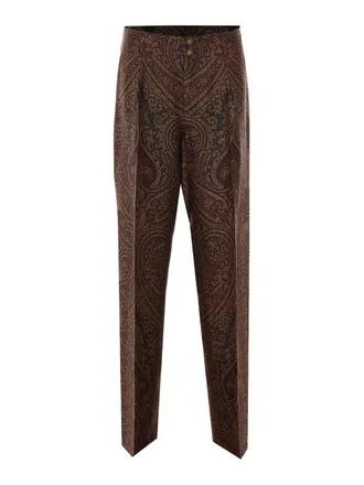 Etro Pantalons D&eacute;contract&eacute;s - Marron