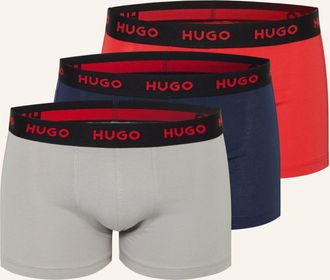HUGO BOSS Hugo 3er-Pack Boxershorts rot