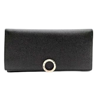 Bulgari Portefeuille en cuir Pre-owned - Femme - Pre-owned - Noir - Taille: ONE Size